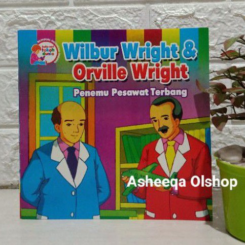 Wilbur Wright & Orville Wright Airplane Inventor Figure Storybook ...
