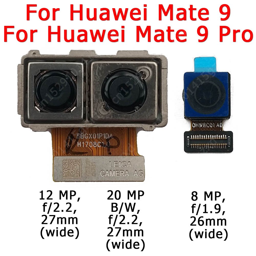 Original Huawei Mate 9 Pro Mate9 9Pro Front Rear Back Camera Main Facing Selfie Camera Module ...