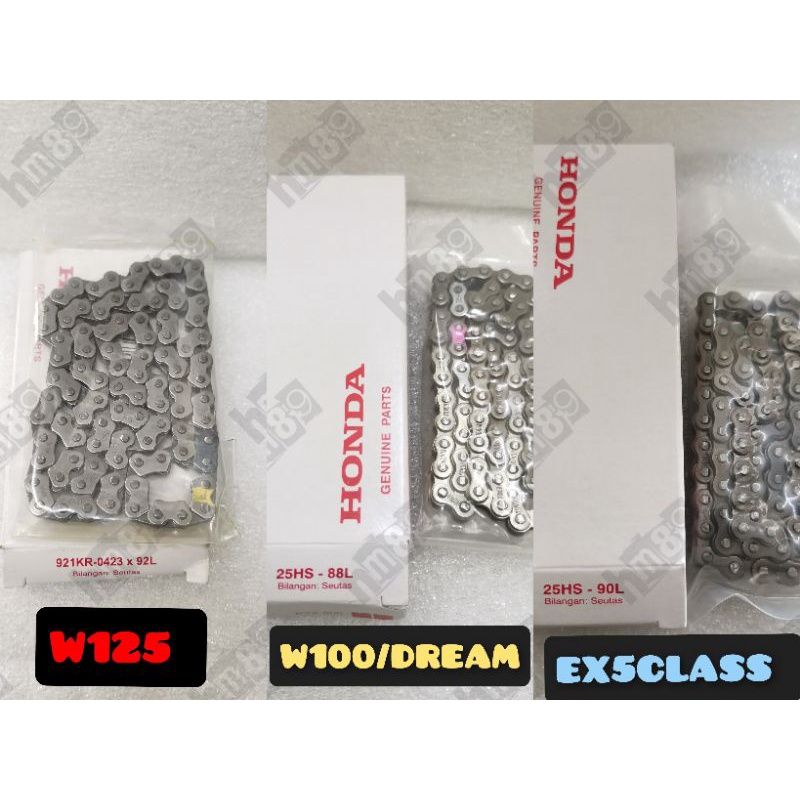 EX5CLASS W125 EX5DREAM W100 FUTURE DASH125 FI TIMING CHAIN ORIGINAL ...