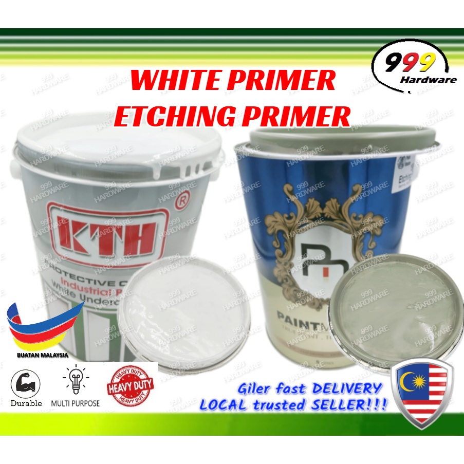 999 KTH 1L 5L UNDERCOAT PRIMER (白 青靓底漆) WHITE PRIMER 701 ECTHING PRIMER ...