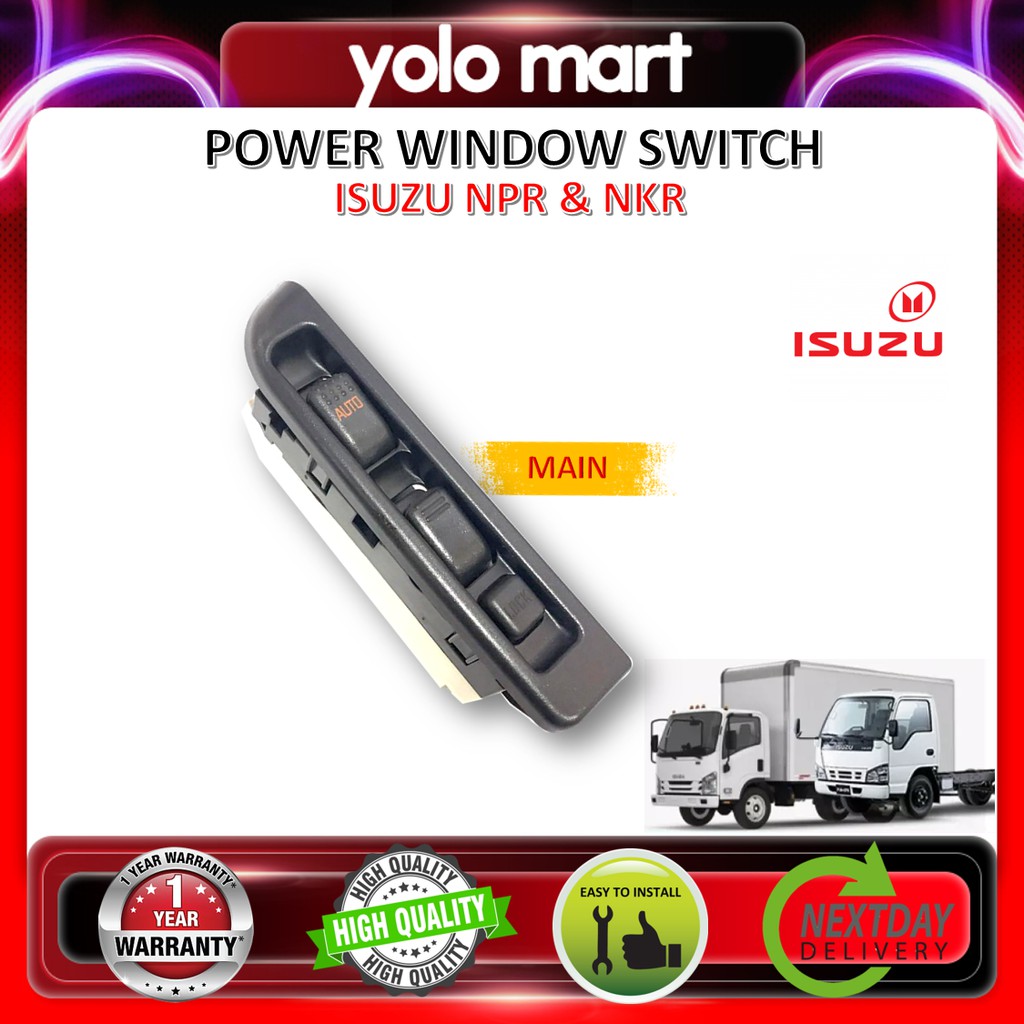 ISUZU NPR & NKR） Main/Sub Power Window Switch ( HICOM / LORRY TRUCK ...