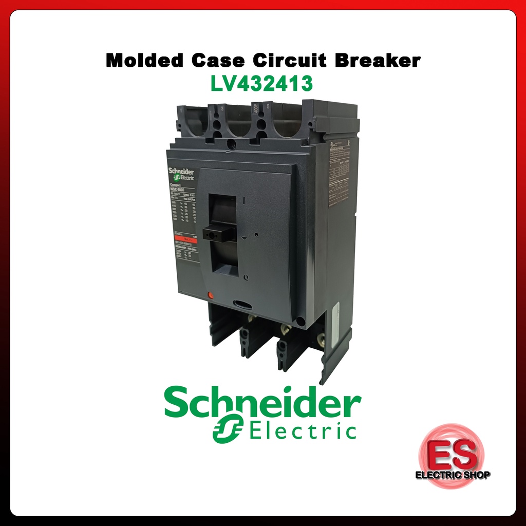 Schneider LV432413 Circuit breaker basic frame, ComPact NSX400F, 36kA ...