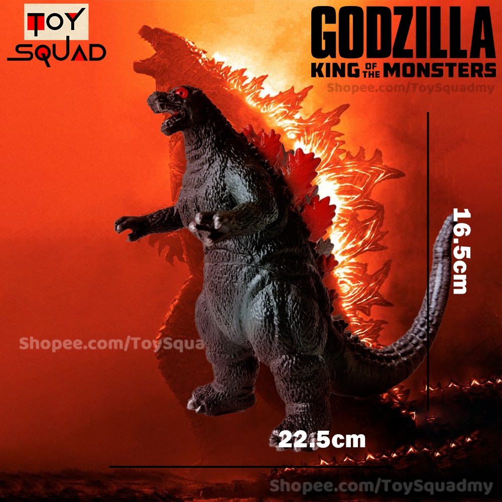 Godzilla King of the Monsters vs Kong Figurines Burning Godzilla ...