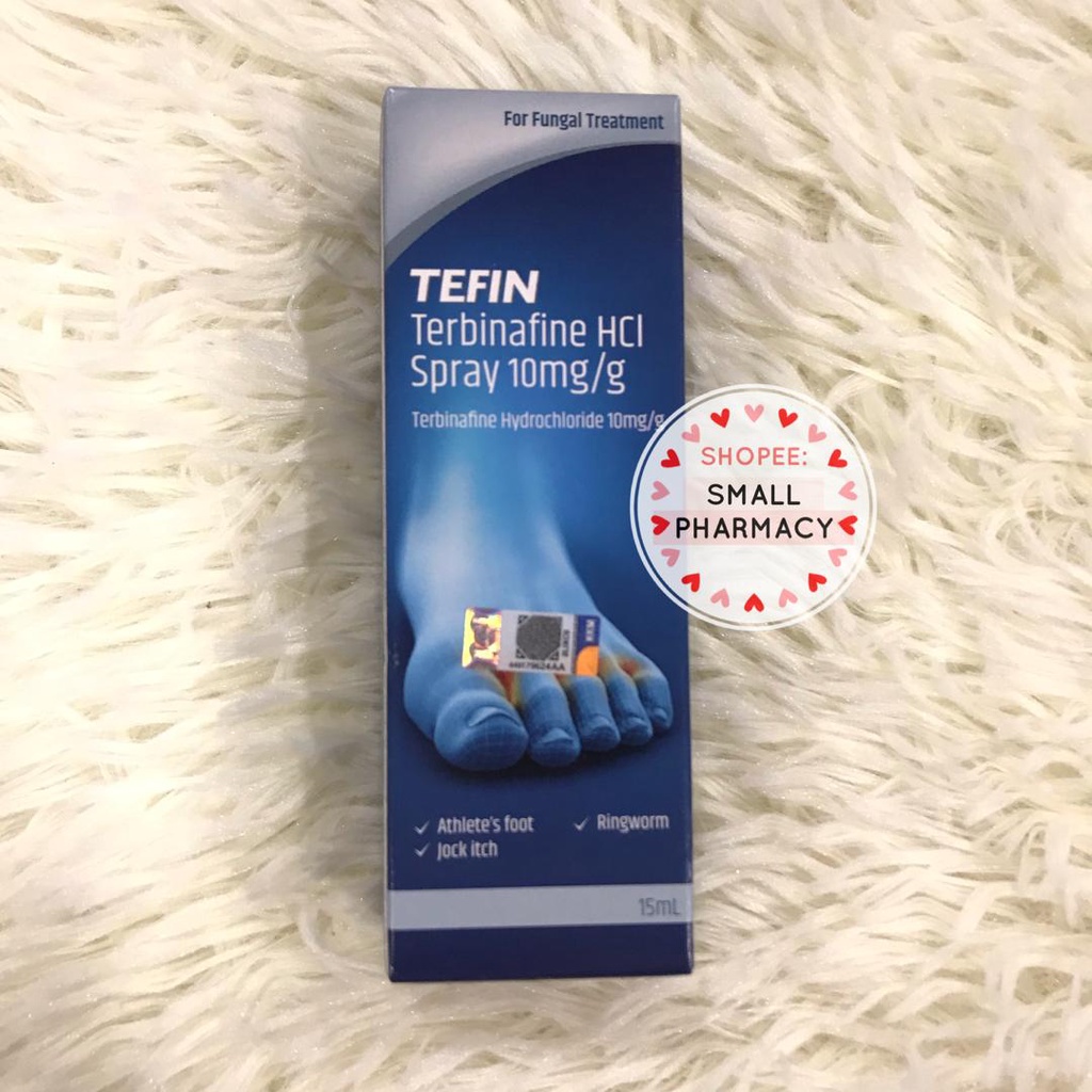 Tefin Terbinafine HCL Spray 10mg/g 15ml | Shopee Malaysia
