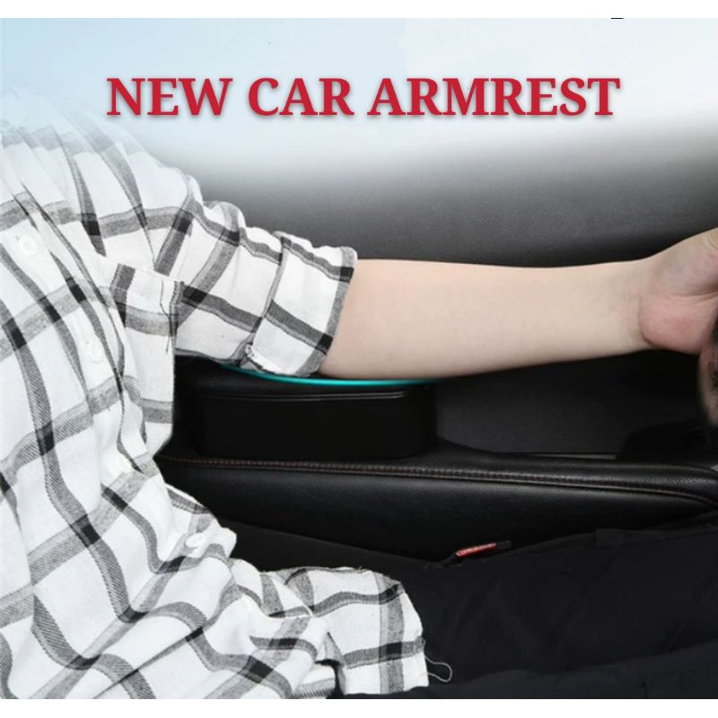 Car Armrest Elbow Armrest Storage Box Door Side Pocket Arm Rest Console ...
