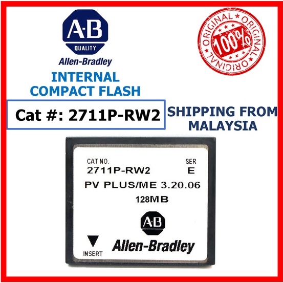 2711P-RW2 | ALLEN BRADLEY | INTERNAL COMPACT FLASH | Shopee Malaysia