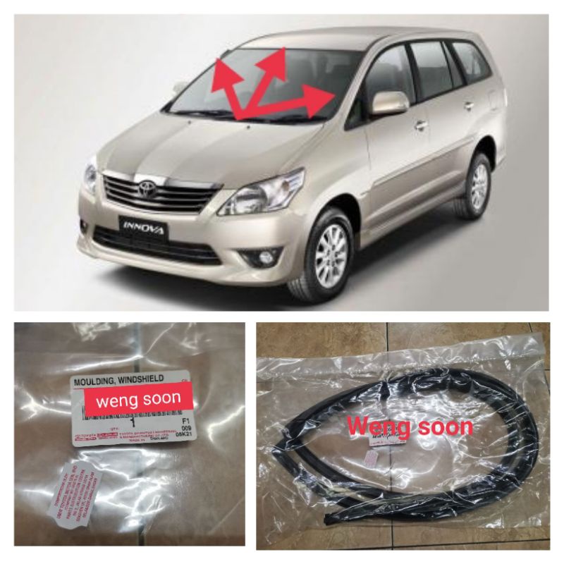 Toyota Inova front windscreen moulding (Original) | Shopee Malaysia