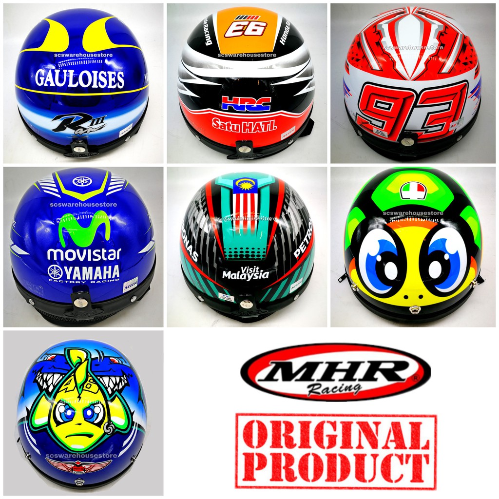 MHR III Half Cut Helmet / MHR 3 100% Original Kura EX5 Y110 Y80 Wave ...