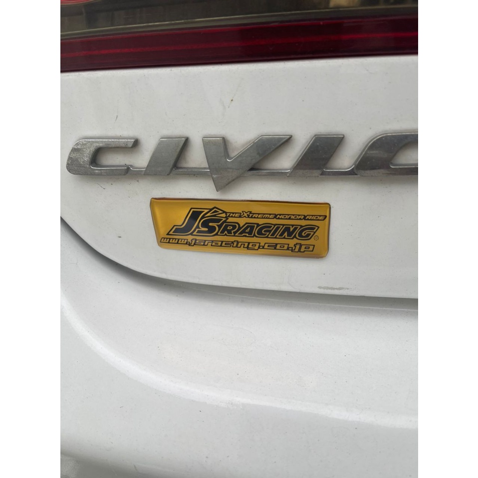 Js Racing Emblem Design For Honda Type R Civic FD FB FC Etc | Shopee ...