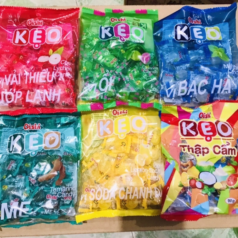 Oishi Candy Many Flavors Pack 90g | Shopee Malaysia