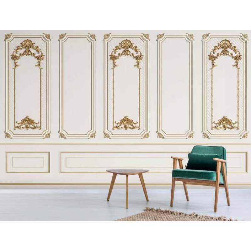Custom 3D Panel Wallpaper French Wall Panel Wall Poster Living Room ...