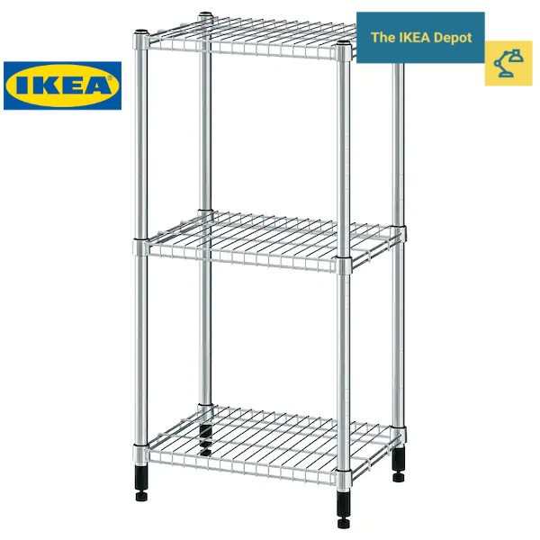 IKEA OMAR Shelving unit, galvanised | Shopee Malaysia