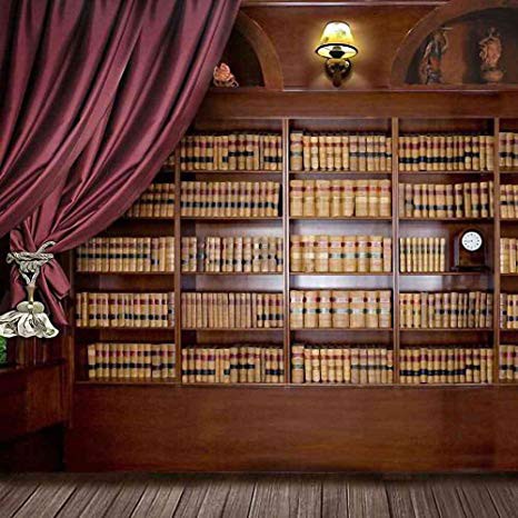 Bookself Theme Photo Backdrop - Size 3x6m (for graduation convo ...