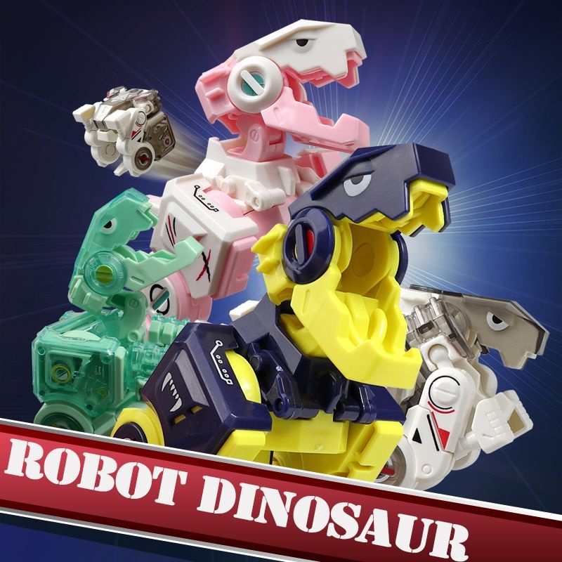 Dinosaur Cube Transformation Robot Tyrannosaurus 💢 READY STOCK 💢 ...
