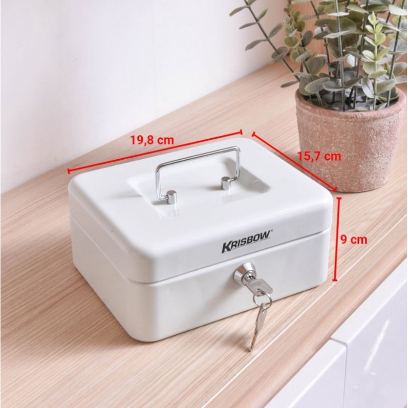Krisbow Cash box 8 inch | Shopee Malaysia