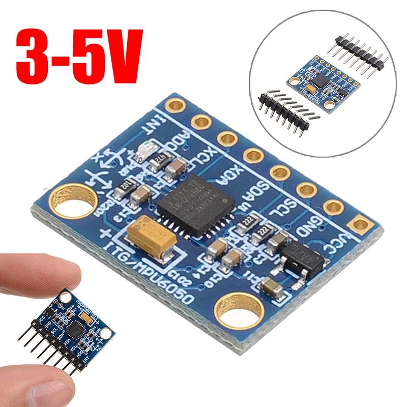 GY-521 MPU-6050 Module 3 Axis Accelerometer Gyroscope with I2C ...