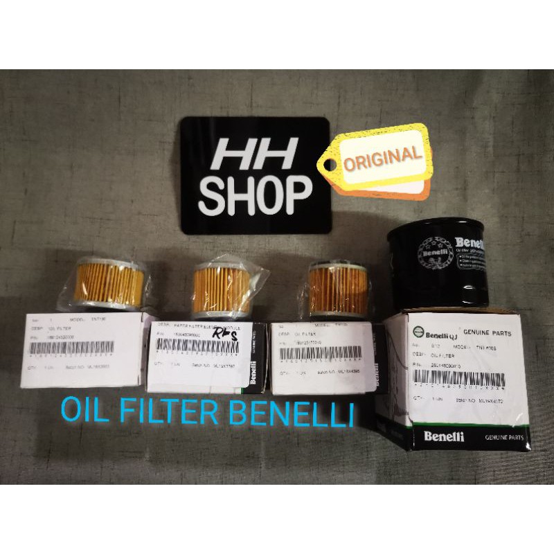 100% ORIGINAL BENELLI OIL FILTER RFS150 TRK251 TNT135 TNT25 TNT600 ...