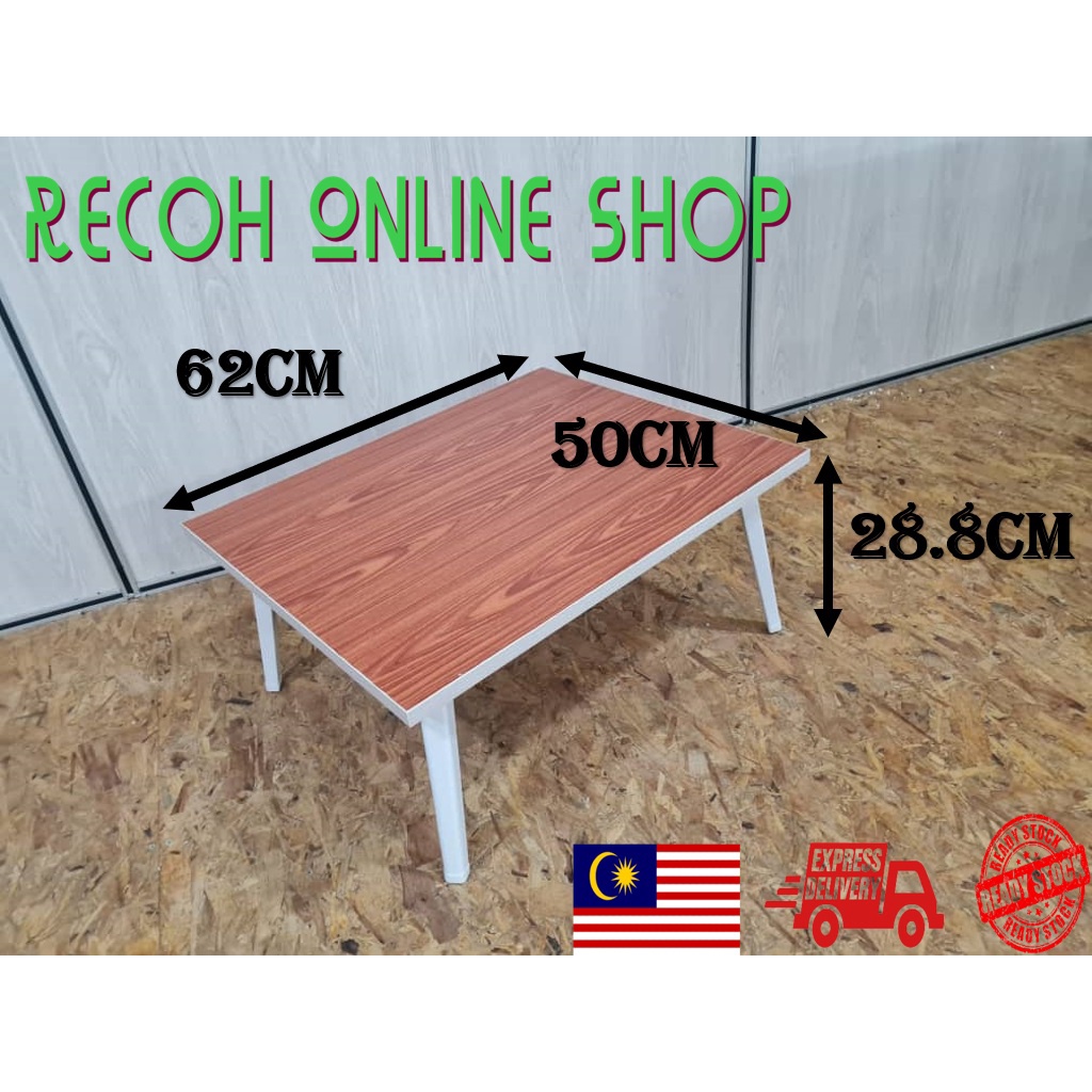 Foldable Table Study Table Wooden Table Japanese Table Meja Jepun Meja ...