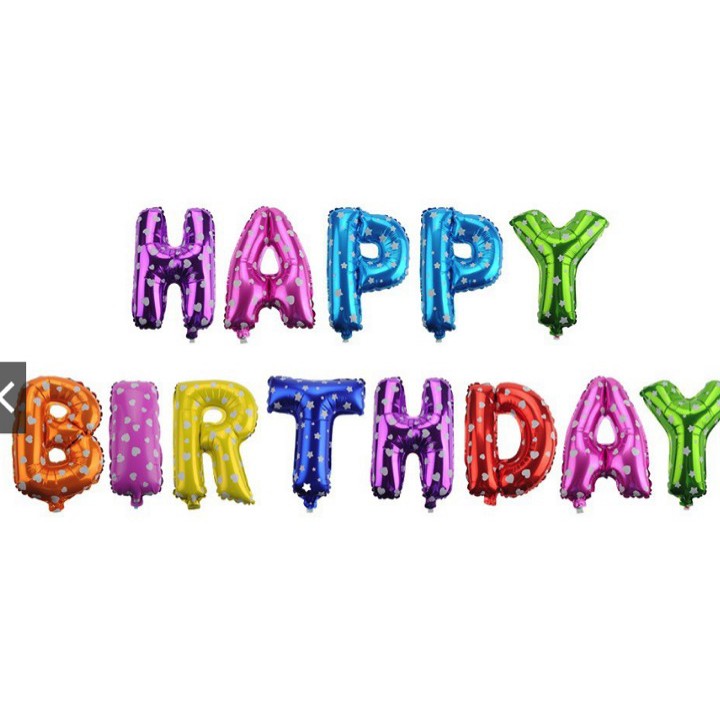 🎂🎂🎂HAPPY BIRTHDAY SELF INFLATING BALLOON BANNER BUNTING PARTY ...