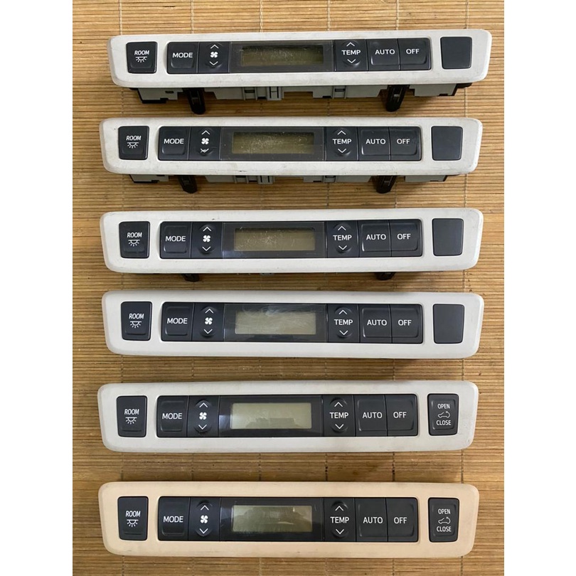 MIDDLE SWITCH ALPHARD ANH20 ANH25 VELLFIRE AIRCOND control anh20 anh25 ...