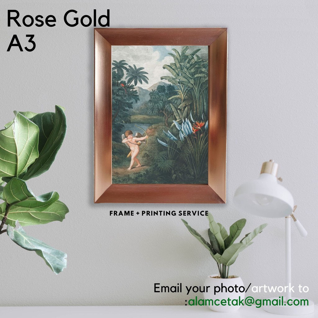 [Including Custom Photo Print Option] Rose Gold A3 42 x 29cm Kaison ...