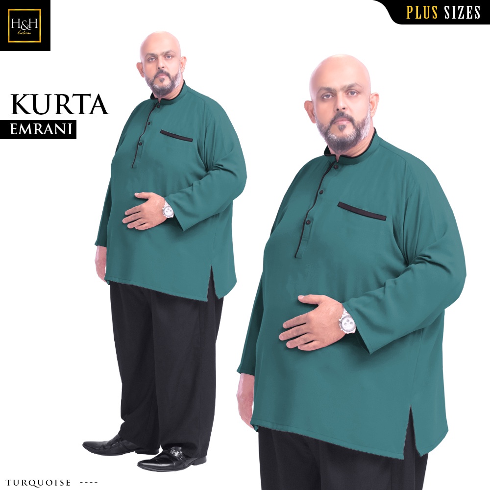 Elegant Kurta Emrani for Muslim Men V2 AmExclusiveStuff | Shopee Malaysia