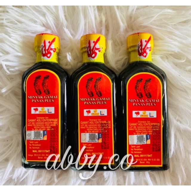 MINYAK PANAS GAMAT PLUS 💯 Original GAMAT SHAARI | Shopee Malaysia