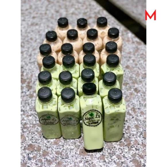 Plastic Milk Tea Bottle with Black Cap 100ml-330ml-500ml. Huysun ...