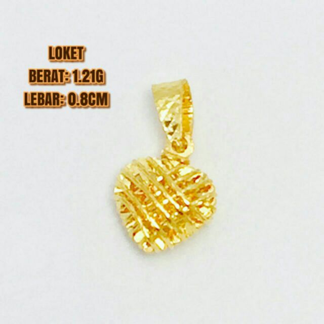 Loket emas 916 (1.21g) | Shopee Malaysia