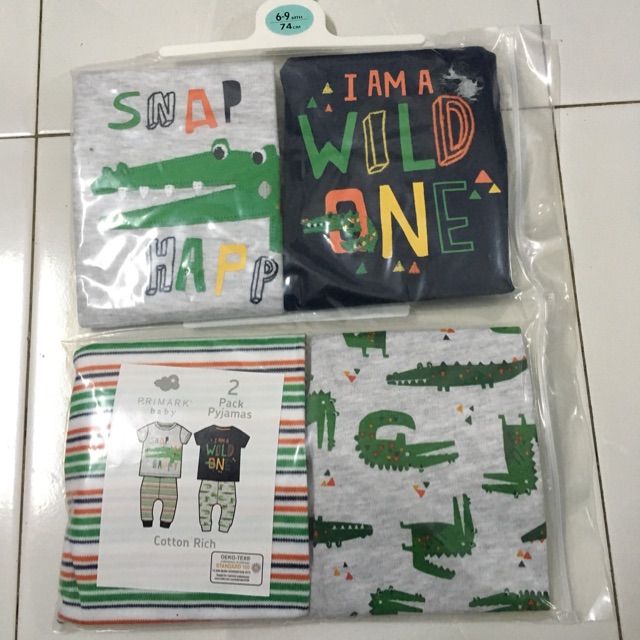 Primark Baby Pyjamas (2 pairs) | Shopee Malaysia