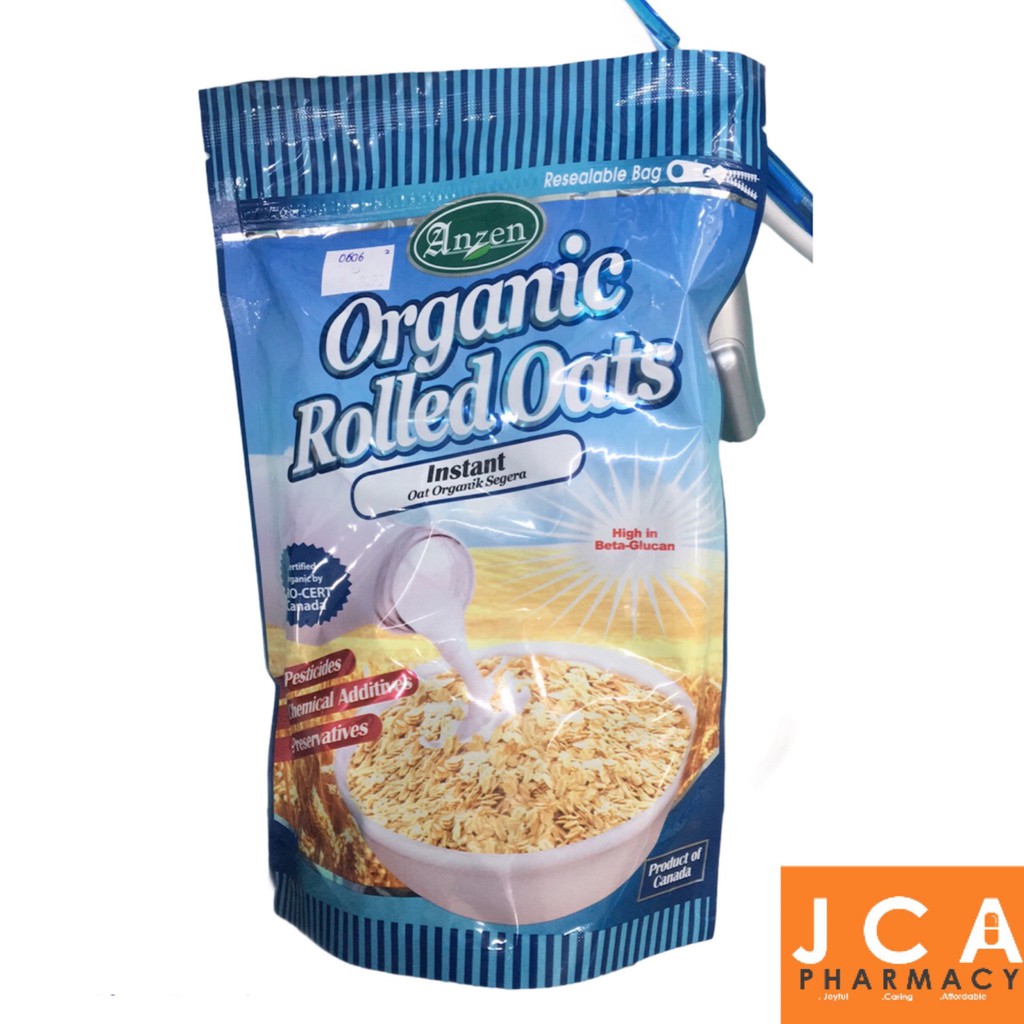 ANZEN ORGANIC ROLLED OATS 500G | Shopee Malaysia