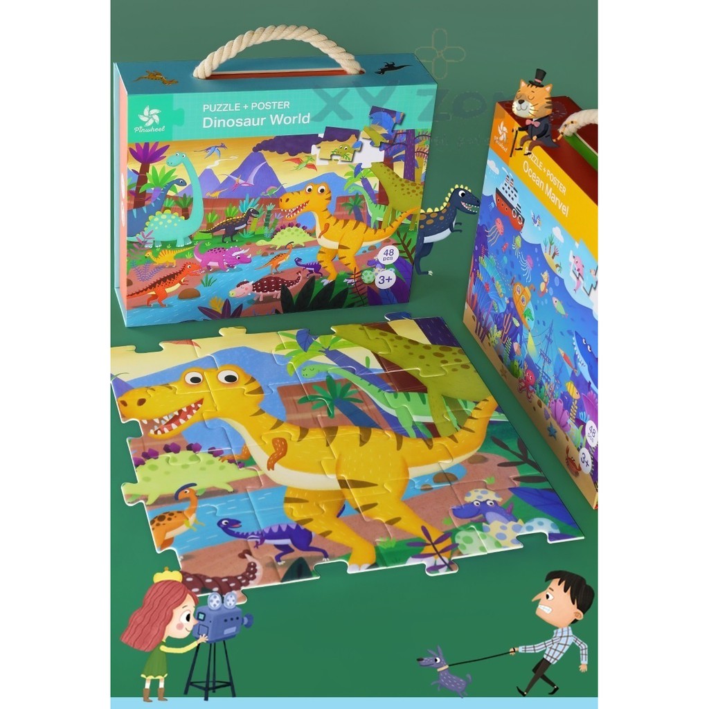 Pinwheel 48pcs Giant Jigsaw Puzzle Story-Telling | Shopee Malaysia