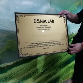 Plak perasmian sign /reversed signage / acrylic signage / wall signage ...