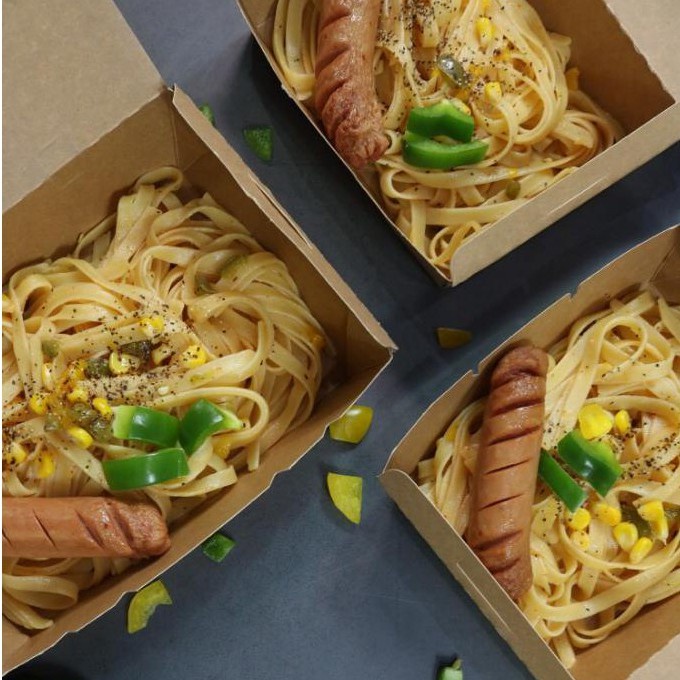 Ready Stock PAPER LUNCH BOX TAPAU - FOOD BOX - PREMIUM - WESTERN FOOD ...