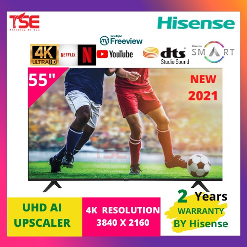 Hisense 55-Inch UHD Smart TV 55A6100K | Shopee Malaysia