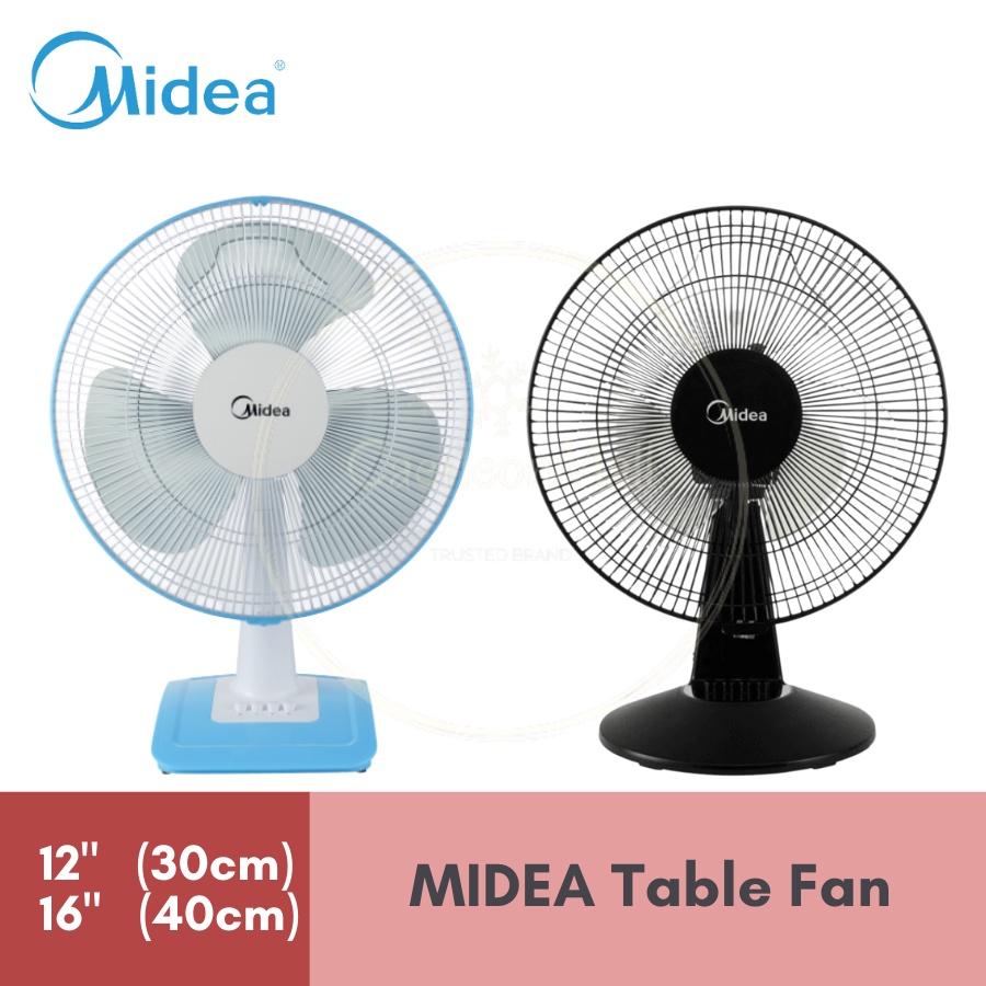 MIDEA Table Fan ( MF-12FT17NB / MF-12FT16JC / MF-16FT17NB ) [12''(30cm ...