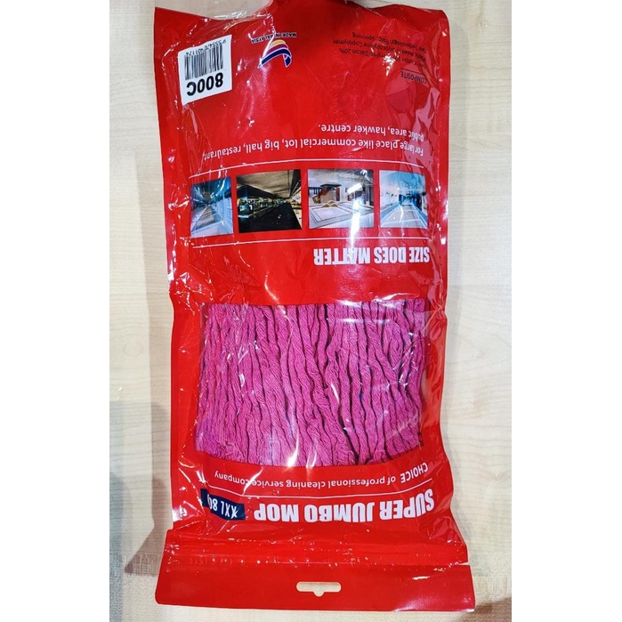 Super Jumbo Mop XXL 800 Heavy Duty (without handle) | Shopee Malaysia