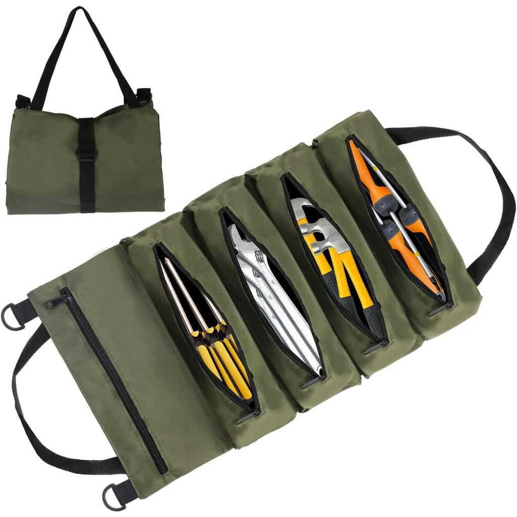 Roll up tool bag organizer,tool bag roll up bag,tool roll up bag ...