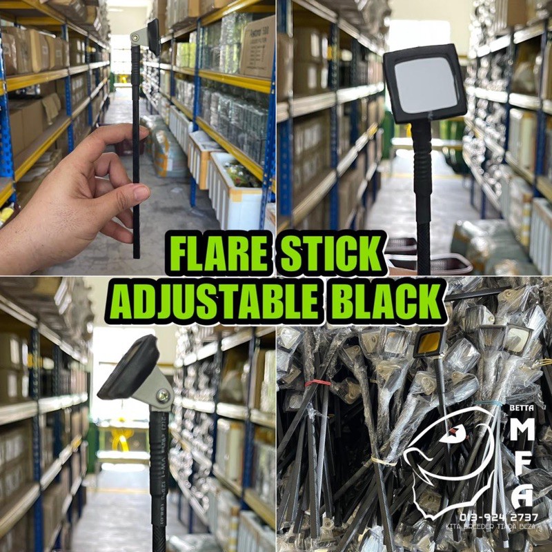 FLARE STICK ADJUSTABLE BLACK | Shopee Malaysia