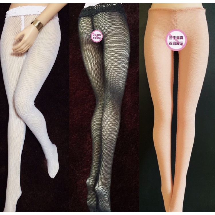 [ready Stock] Miniature 1 6 Scale Sexy Female Black White Flesh Pink