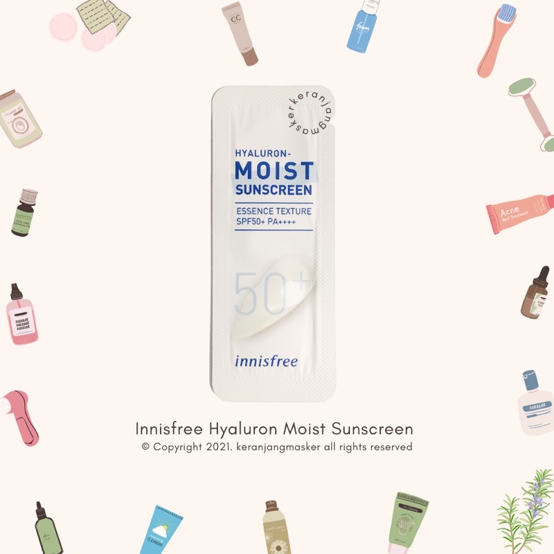Innisfree HYALURON MOIST SUNSCREEN SPF50+ PA++++++++ 1ML | Shopee Malaysia