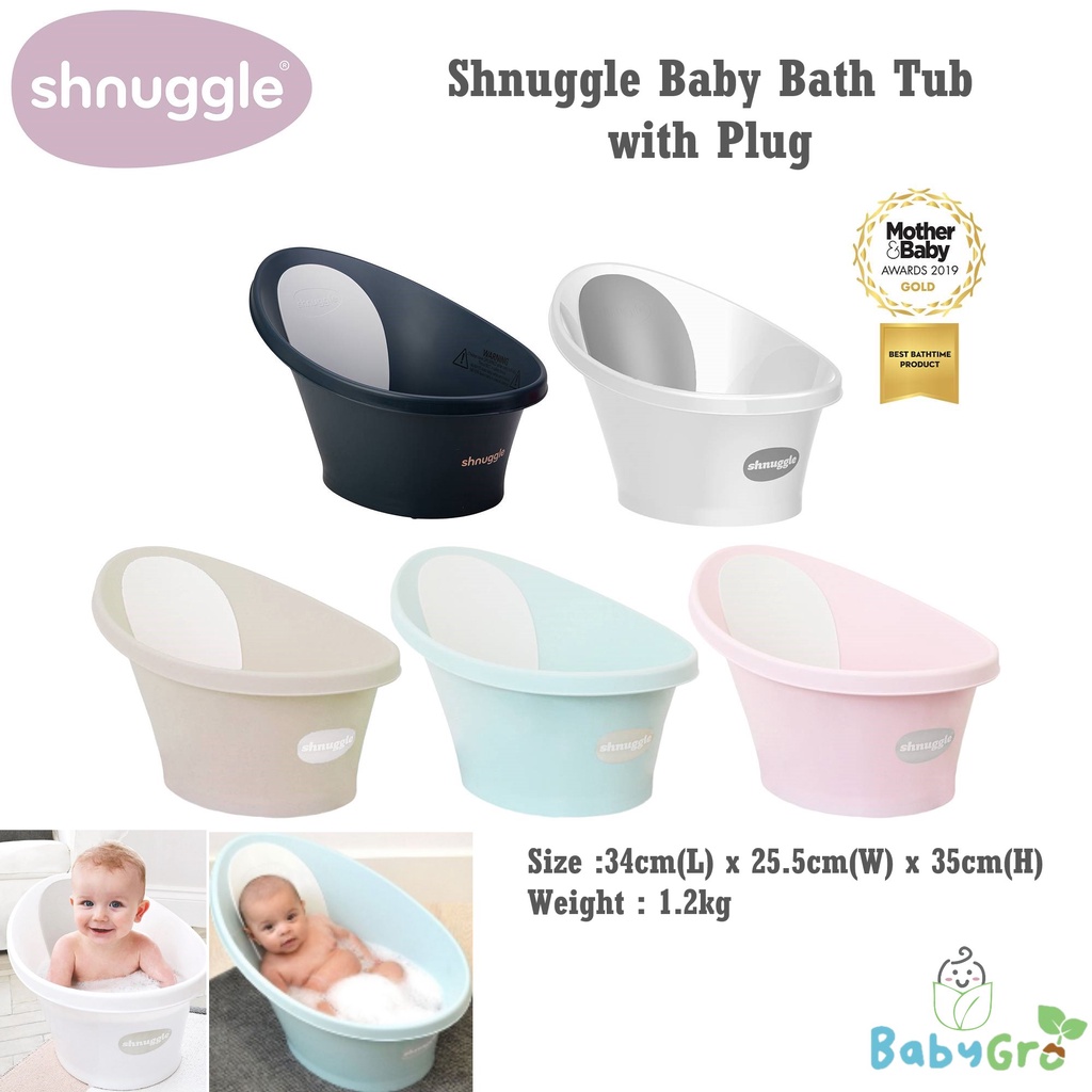 Shnuggle Baby Bath Tub With Plug Tab Mandi Bayi ( Bundle Deal with ...
