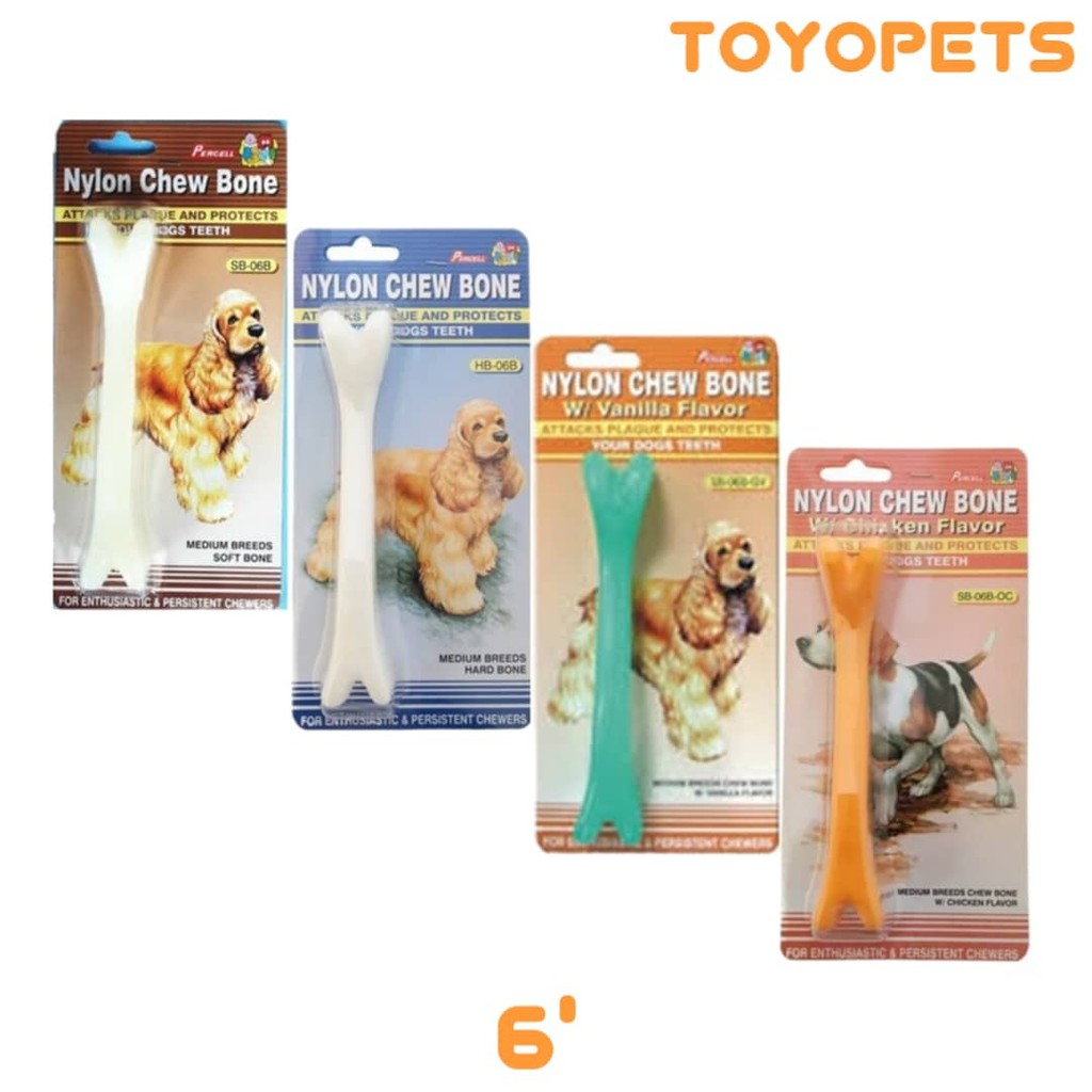 Percell Nylon Chew Bone Medium Breed 6' | Shopee Malaysia