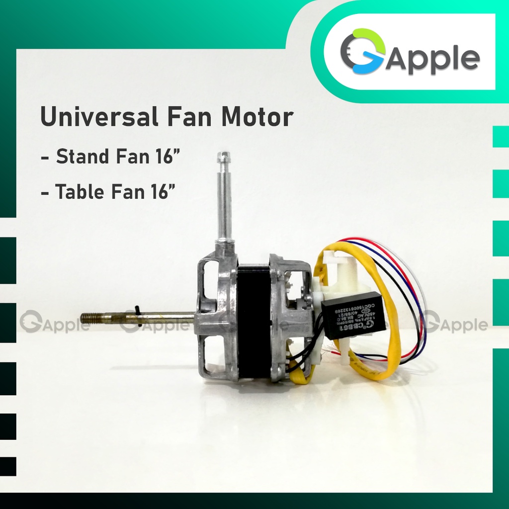 【G APPLE】UNIVERSAL FAN MOTOR 16" 100% PURE COPPER / STAND FAN MOTOR 16 ...