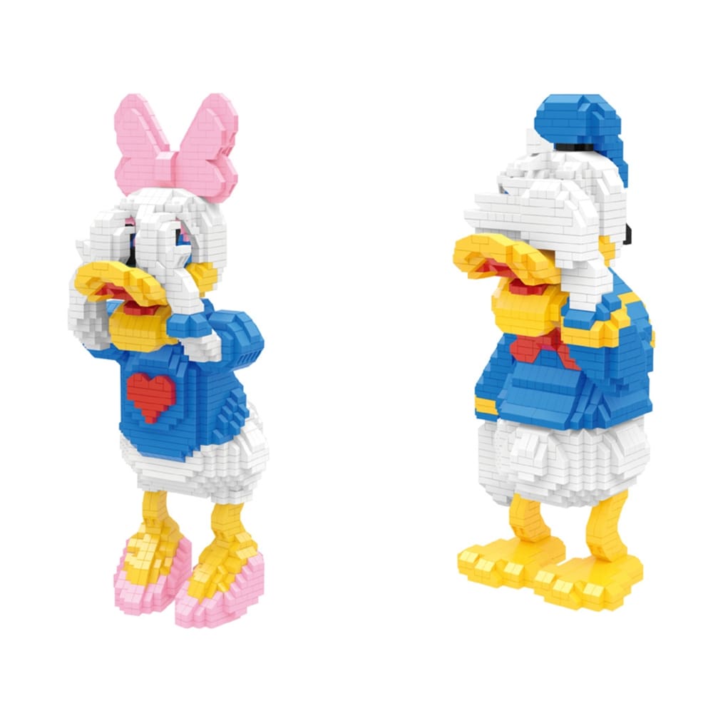 LP BLOCK : DONALD DUCK / DAISY DUCK BUILDING BLOCK (210663/4) | Shopee ...