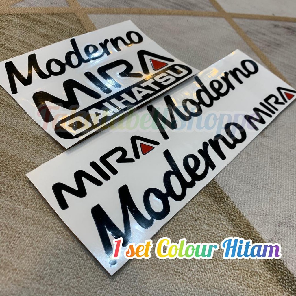 Sticker kancil moderno/Kancil mira daihatsu/sticker perodua kancil ...