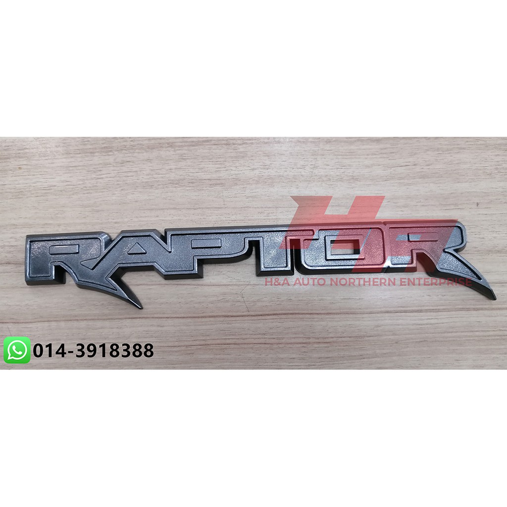Ford Ranger Raptor Emblem ( Grey / Black+White / Red+Black ) | Shopee ...