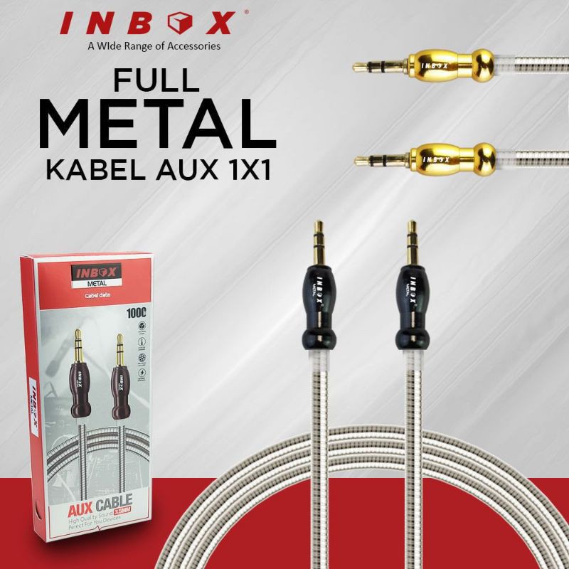 Inbox AUDIO Cable 1X1 FULL METAL | Shopee Malaysia