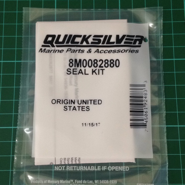 Quicksilver 8M0082880 * SEAL KIT | Shopee Malaysia