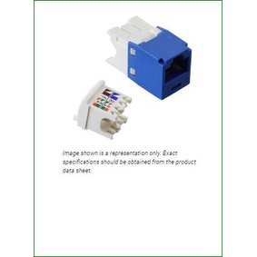 Panduit Mini-Com UTP RJ45 Cat 6 TG Jack Module - CJ688TGBU (Blue ...